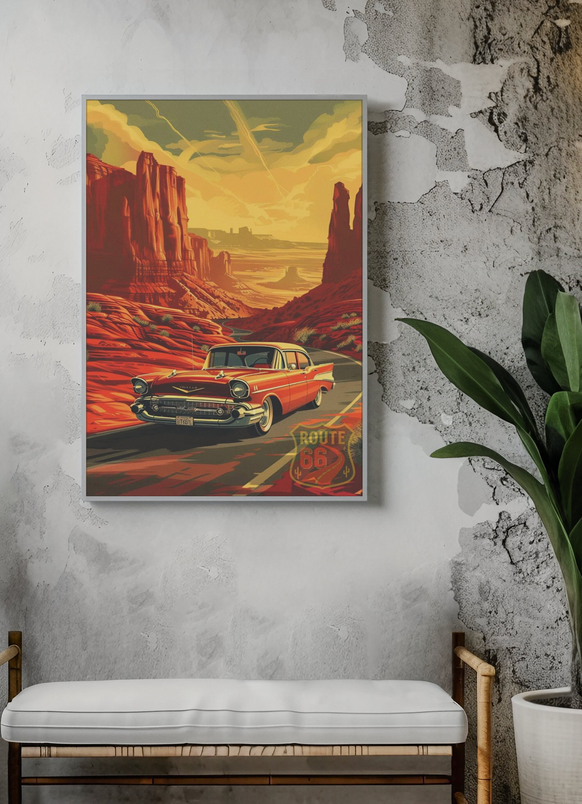 Route 66 Art Print-route 66-route 66 Wall Decor-route 66 Print-route 66 ...