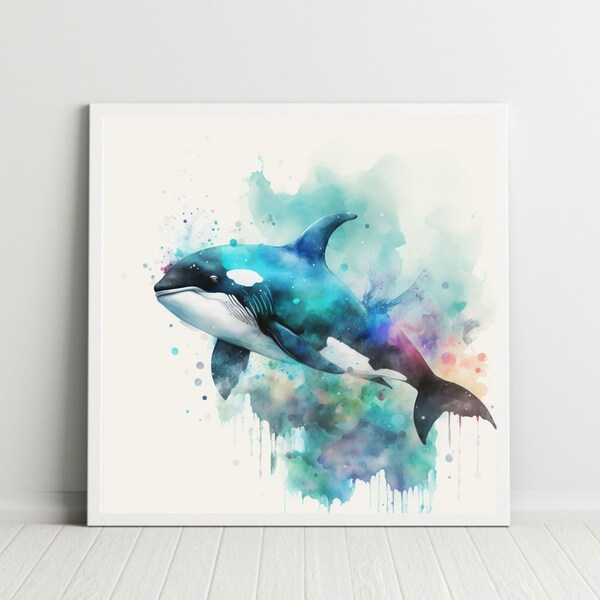 Killer Whale Art - Etsy