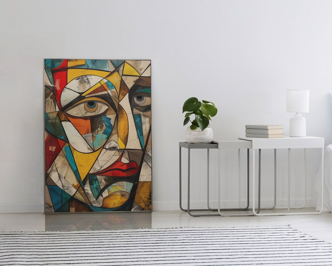 Pablo Picasso Exhibition Poster, Cubist Art, Picasso Drawing Print ...