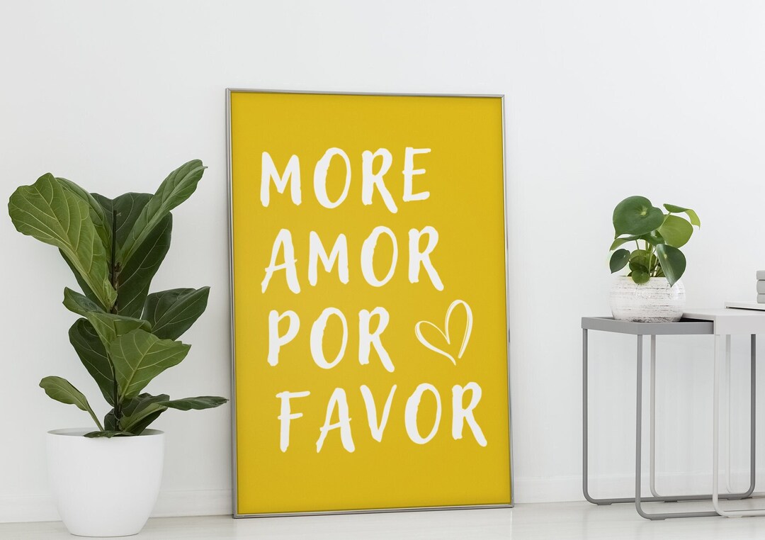 Maximalist Decor, Maximalist Poster, Maximalist Wall Art, More Amor Por ...