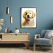 Baby Dog Digital Print, Watercolour Illustration, Home Decor, Kidsroom ...