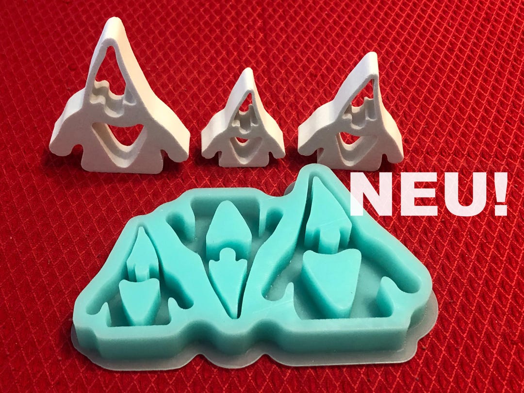 Silicone Molds modern Gnome for Casting 3 Gnomes in Different Sizes ...