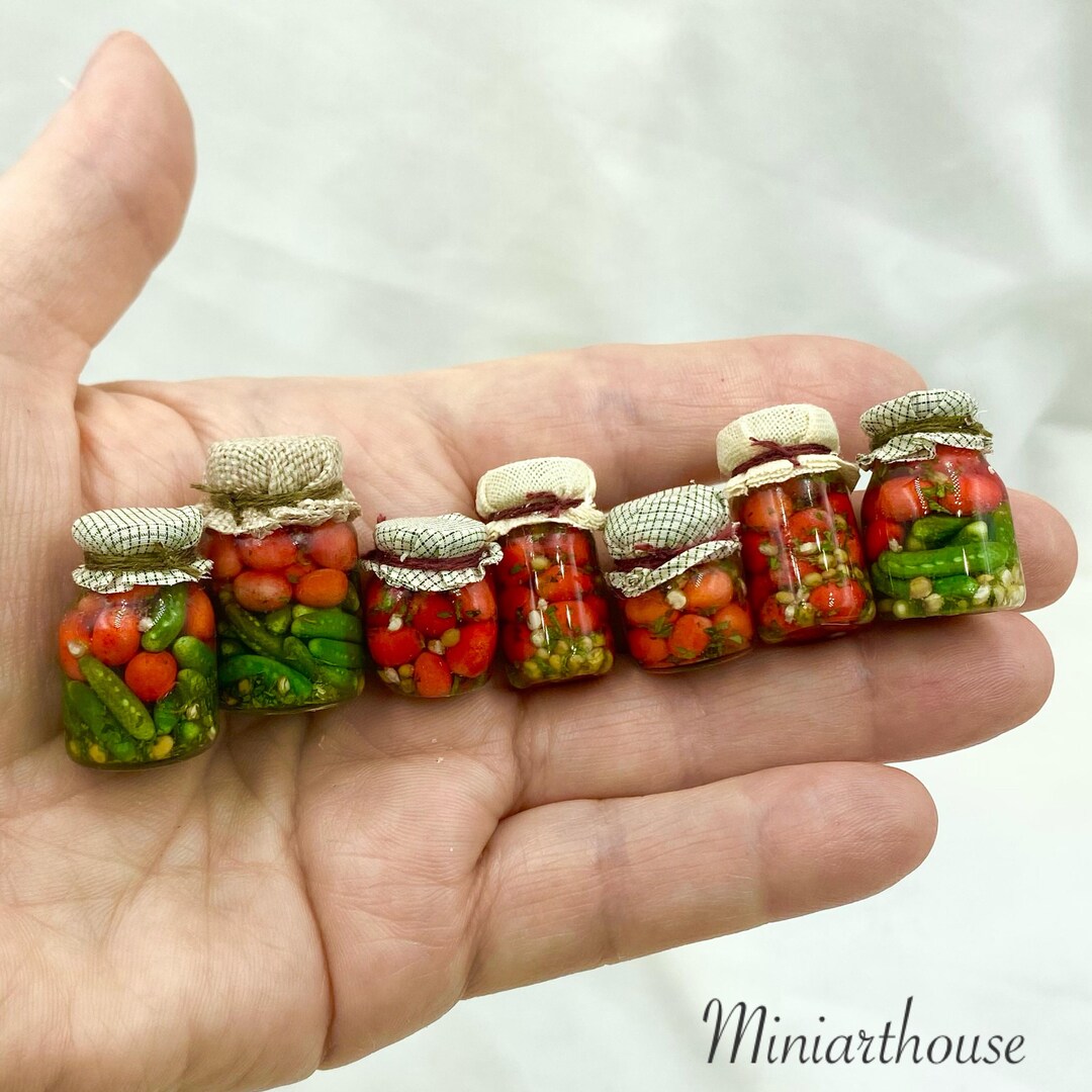 1 12 Scale Miniature Pickles for Dollhouse - Etsy