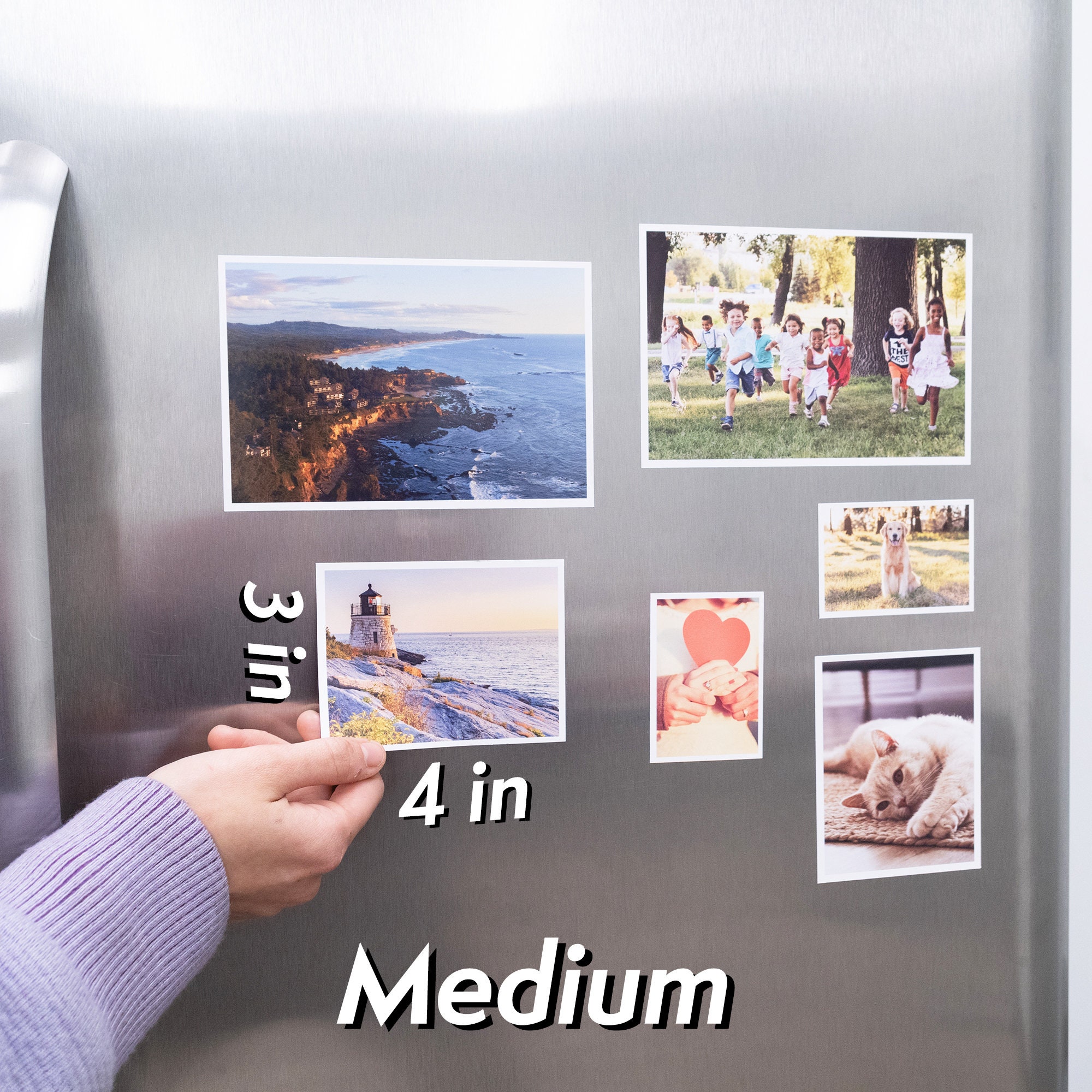 Custom Fridge Photo Magnets | Photo Magnet Prints | Holiday Gift ...