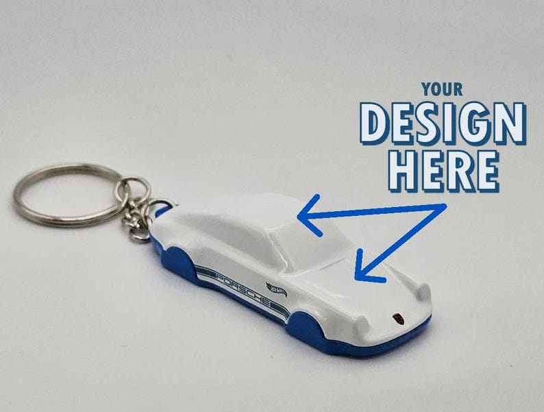 Personalized Laser-engraved Hot Wheels Porsche 911 Carrera Keychain ...