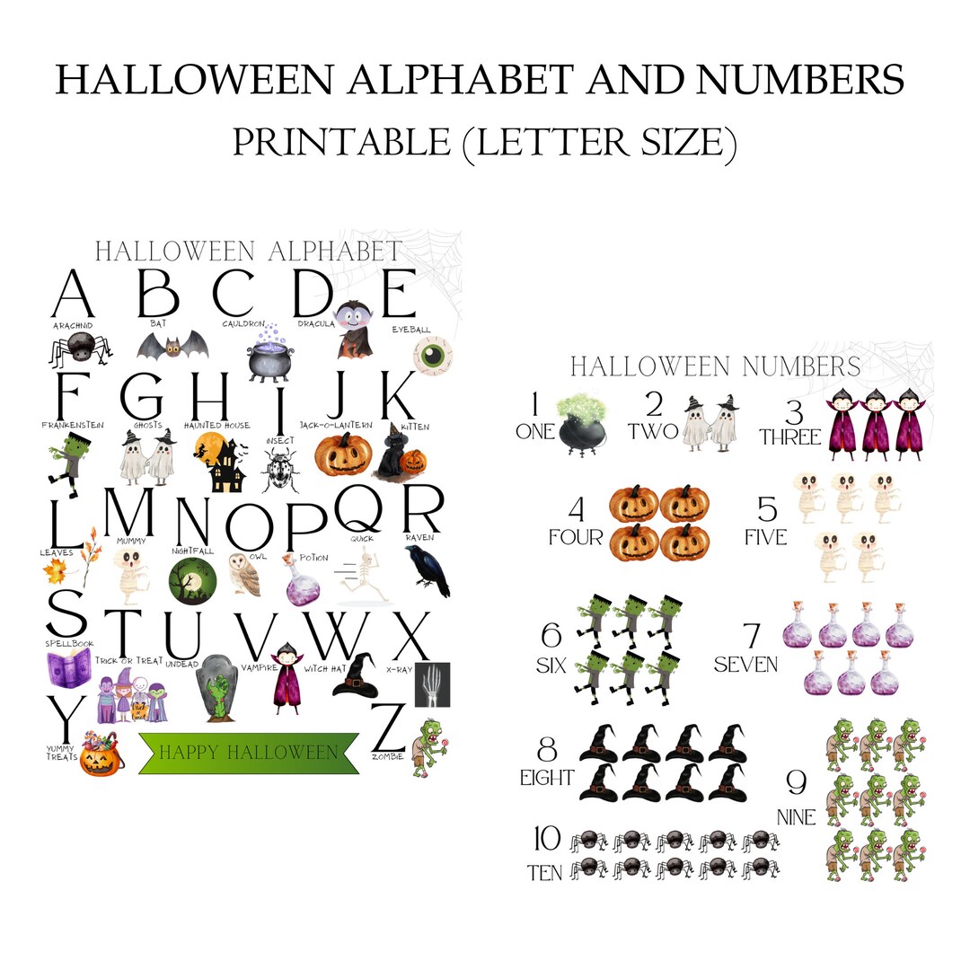 The Perfect Halloween Print for Homeschool Learning and Classroom ...