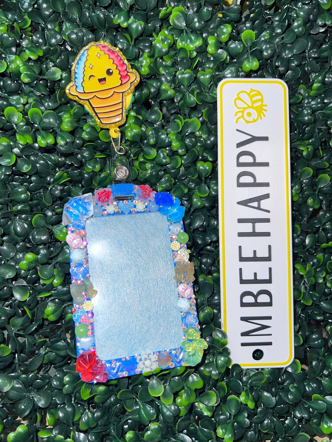 Sweet Scoop Kawaii Ice Cream Resin Badge Reel - Etsy