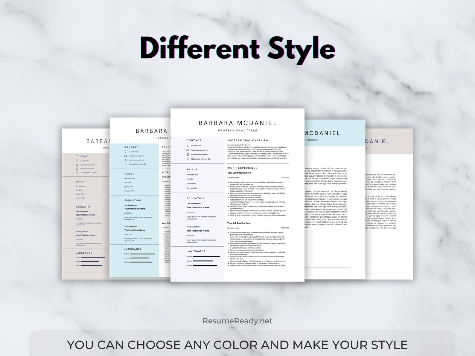 Perfect Resume Template Professional Resume Template Simple - Etsy