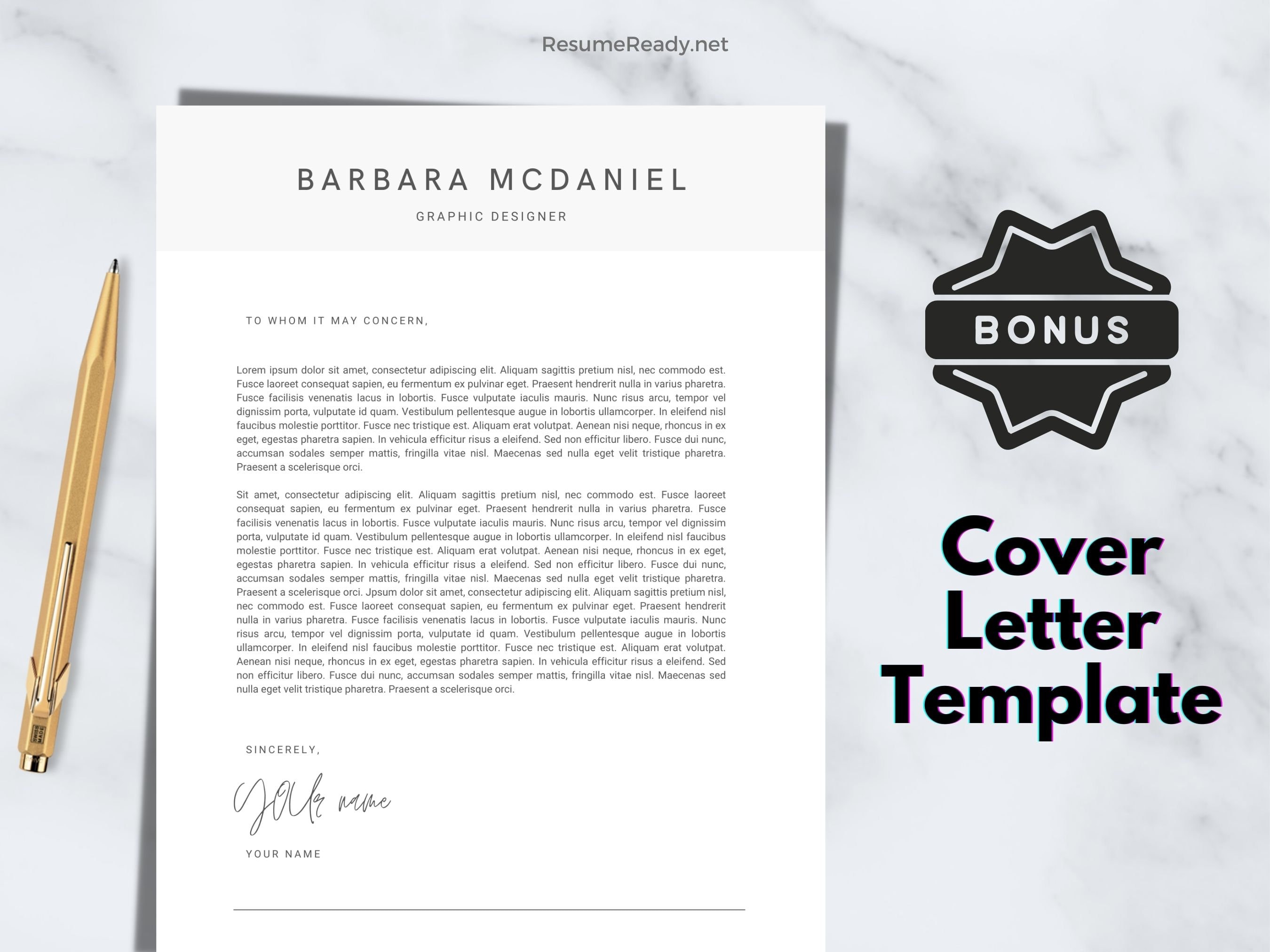 Perfect Resume Template Professional Resume Template Simple - Etsy