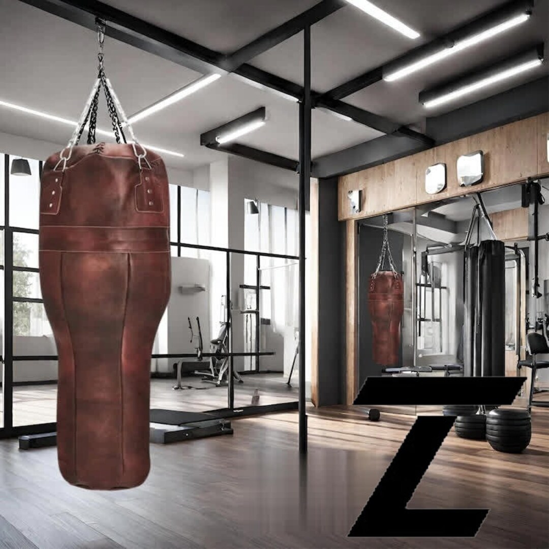 Cowhide Uppercut Punching Bag, Leather Boxing Bag, Training Bag, MMA ...