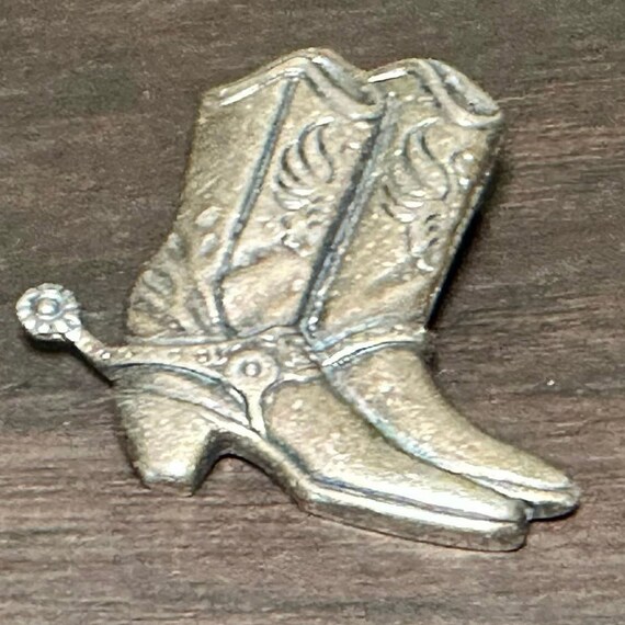 Vintage boots brooch - Gem