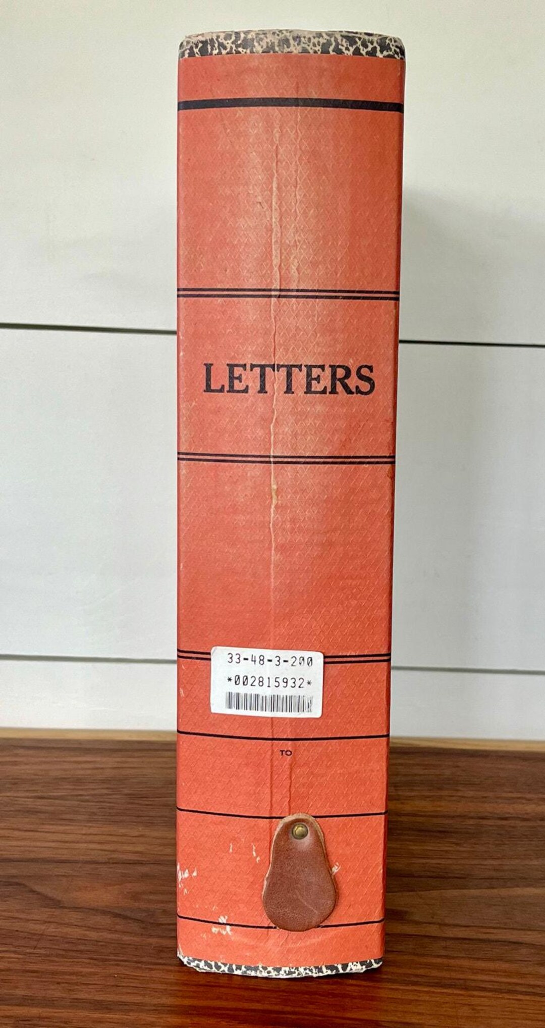 Vintage Cardboard Office Storage Box, Letters Scandore Paper Box Corp ...