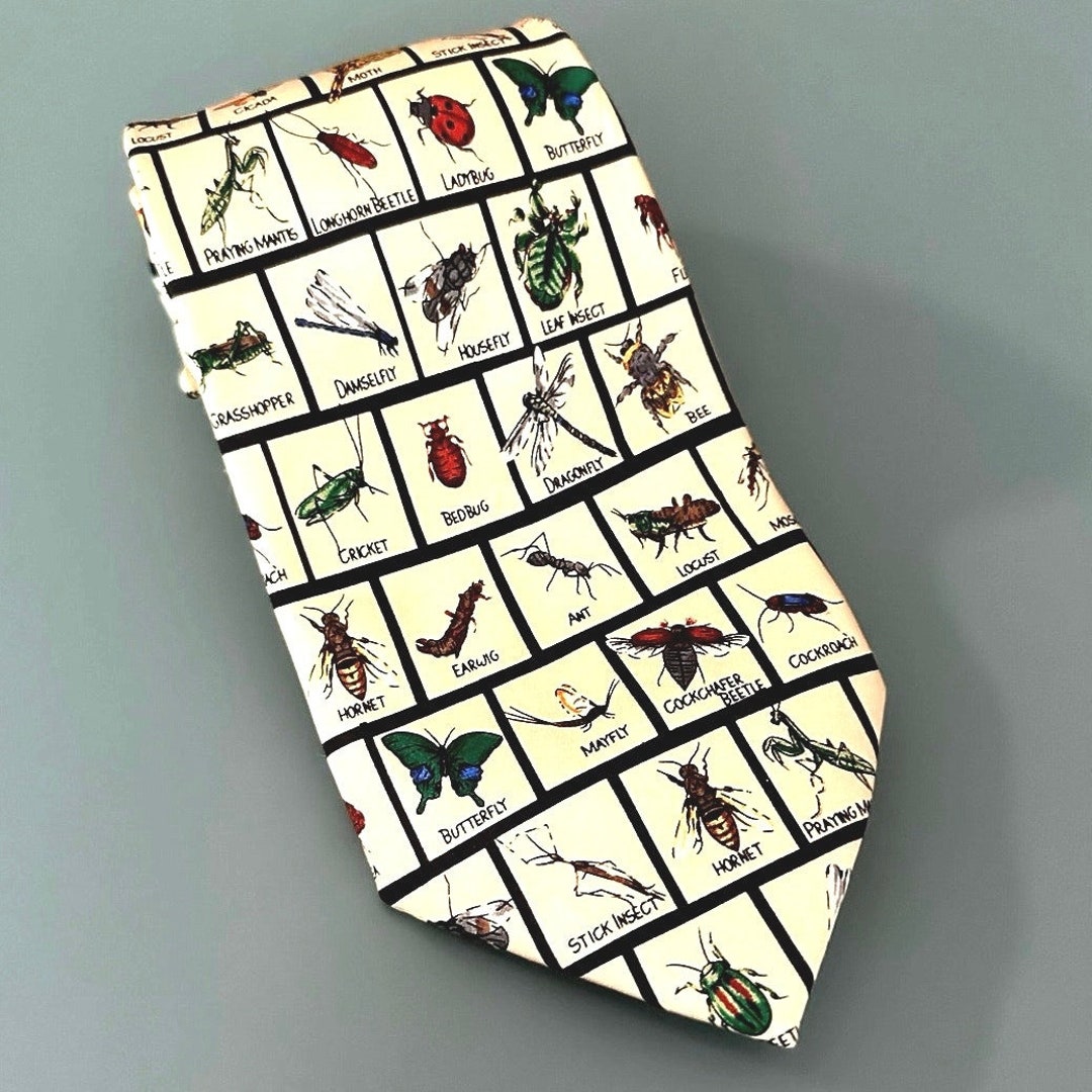 Museum Artifacts Insect Tie - Etsy