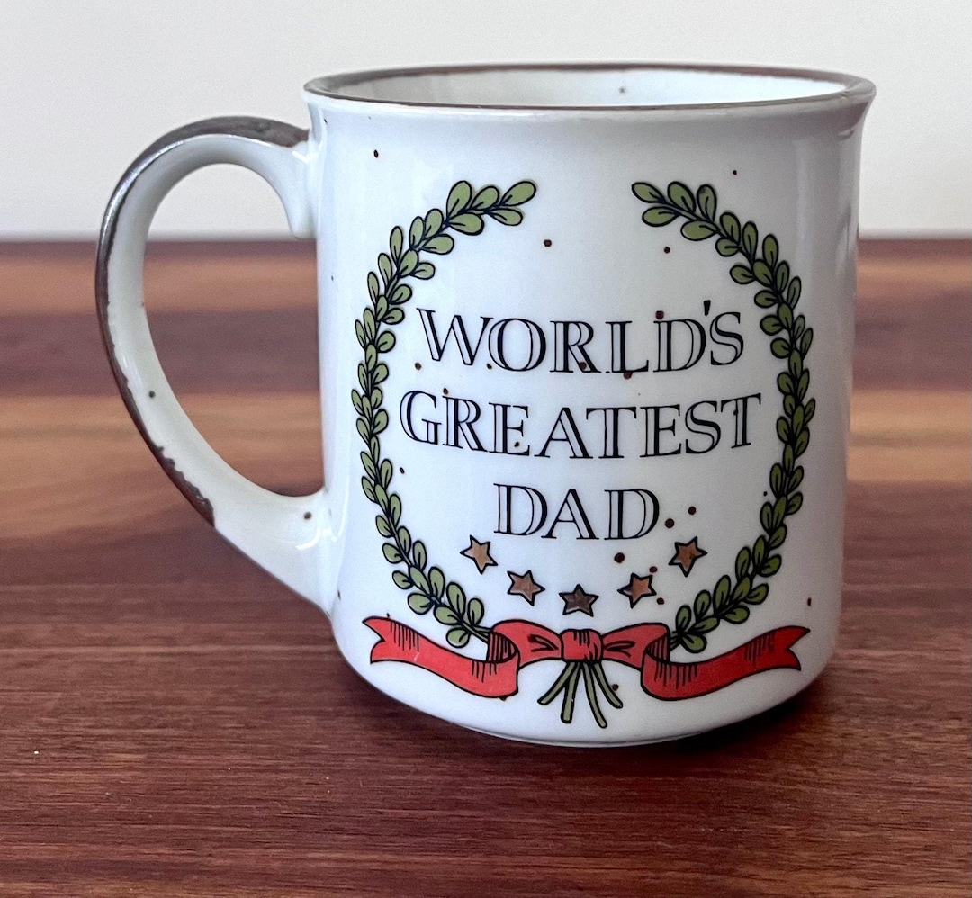 Vintage World’s Greatest Dad Mug - Etsy