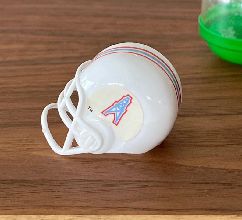 Vintage NFL Mini Gumball Vending Machine Houston Oilers Plastic ...