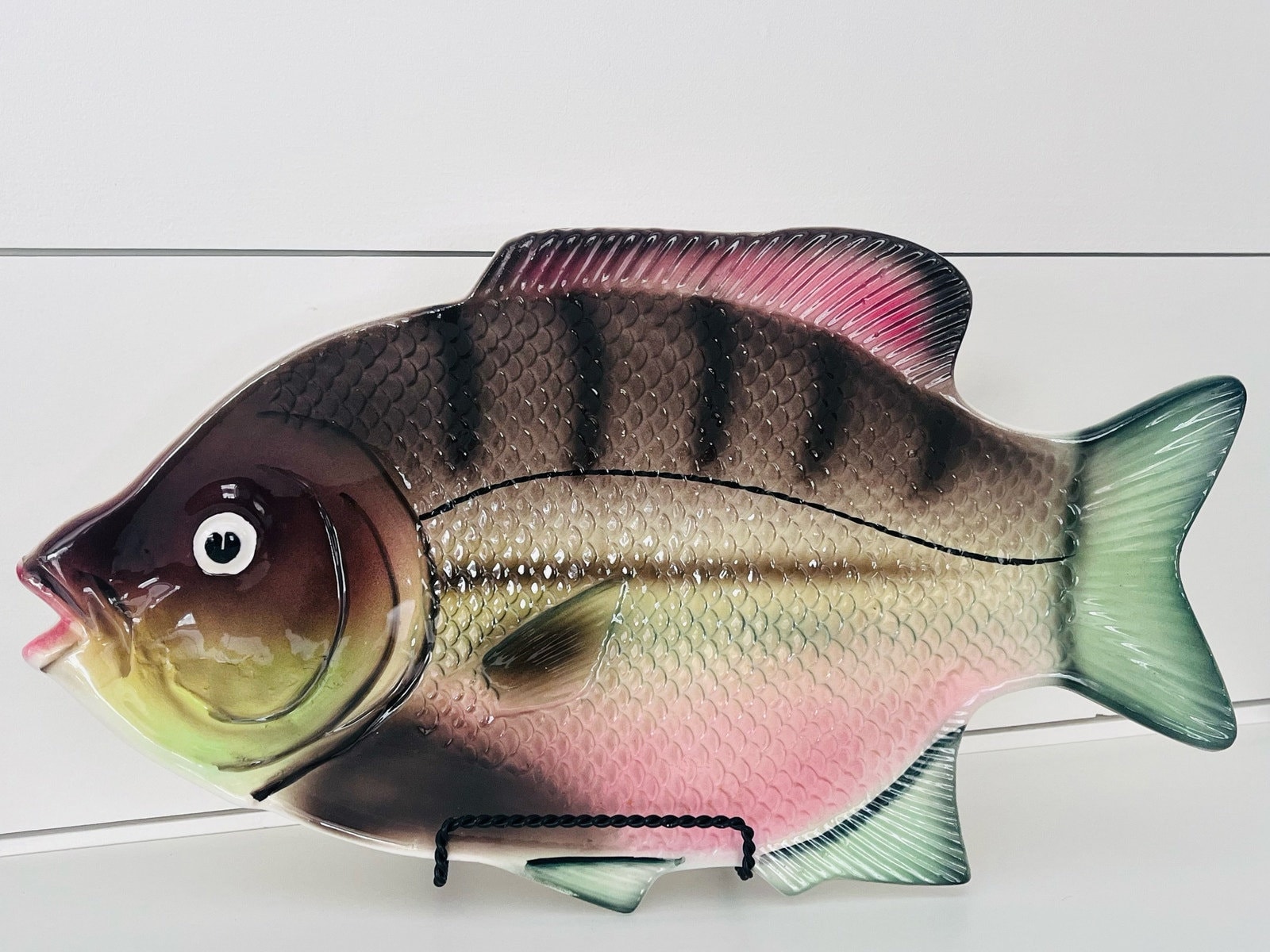 Vintage Kenmar Japan Fish Display Plate Sea Bass Wall Display Sushi ...