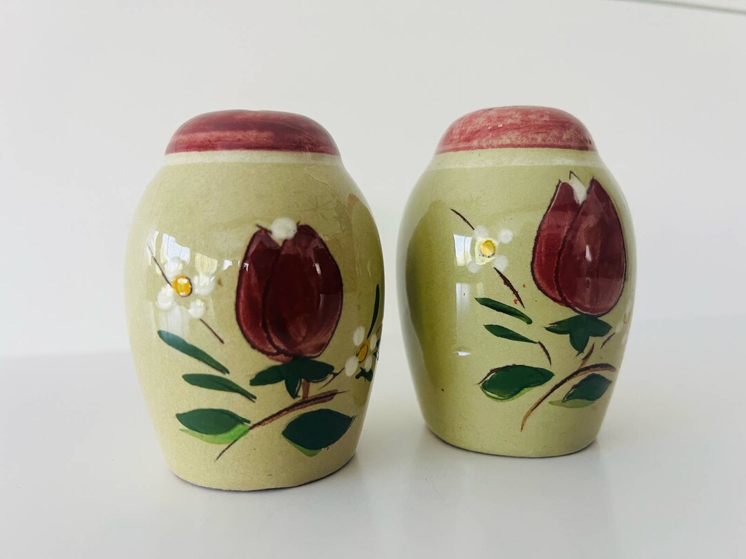 MCM Stangl Pottery Salt & Pepper Shakers - Etsy