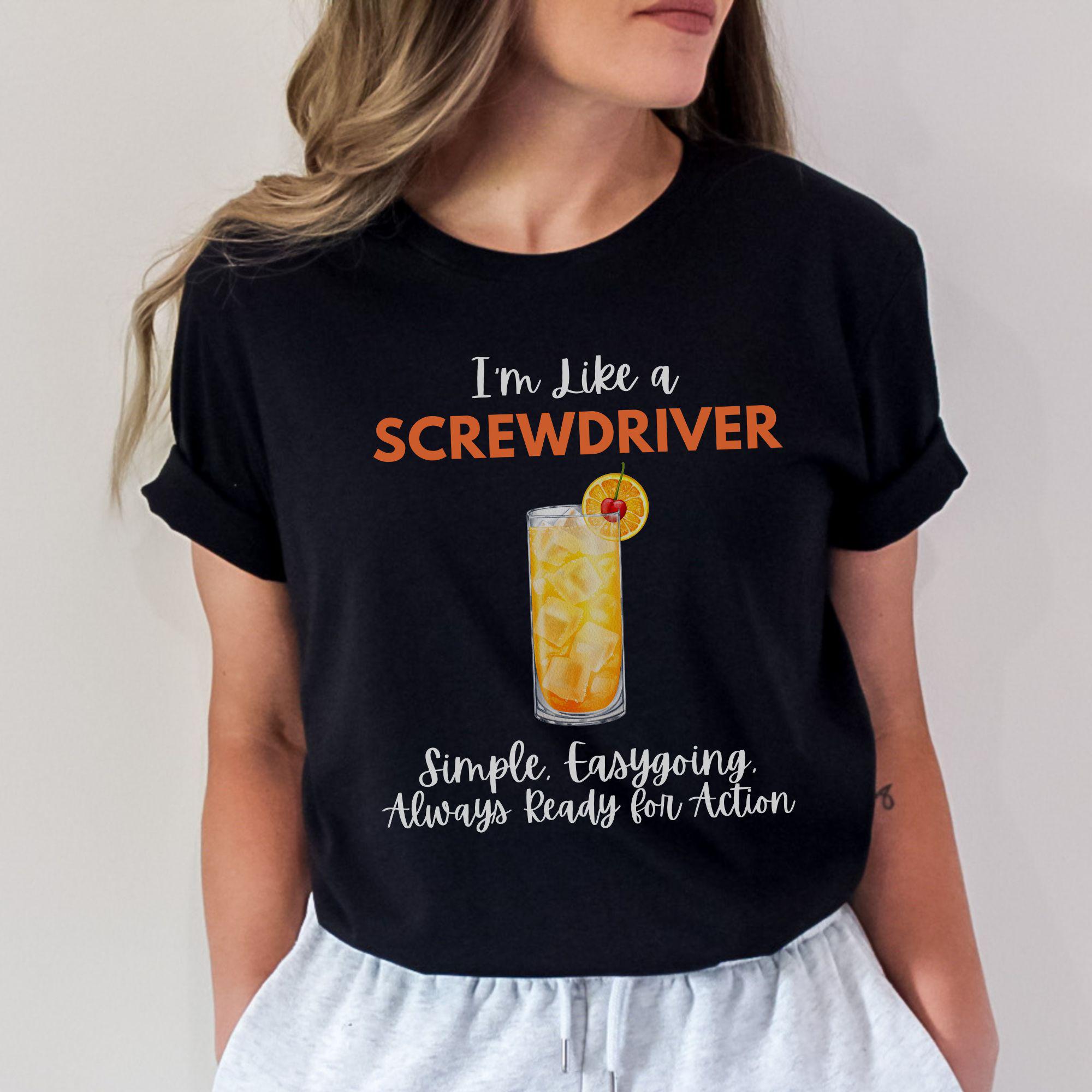 Funny Screwdriver Cocktail Matching Group Shirt Gift for Bachelorette ...