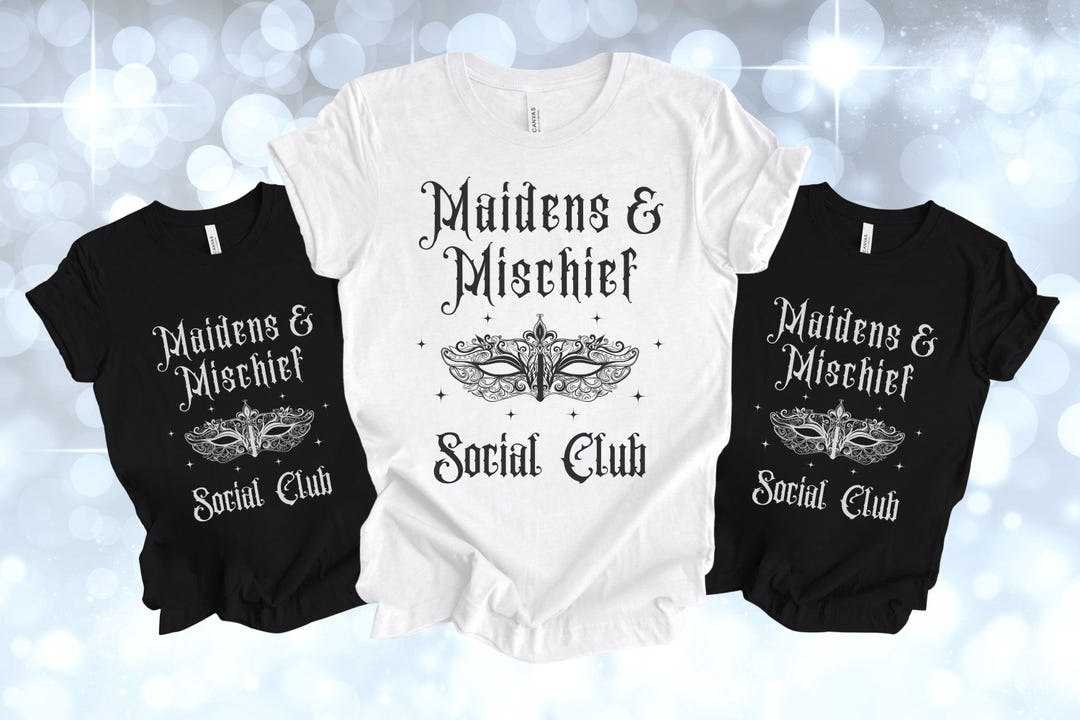 Masquerade Mischief Shirt for Birthday Bachelorette Girls Night Out ...