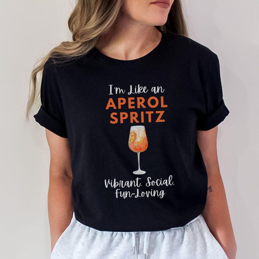 Funny Aperol Spritz Cocktail Matching Group Shirts for Bachelorette ...