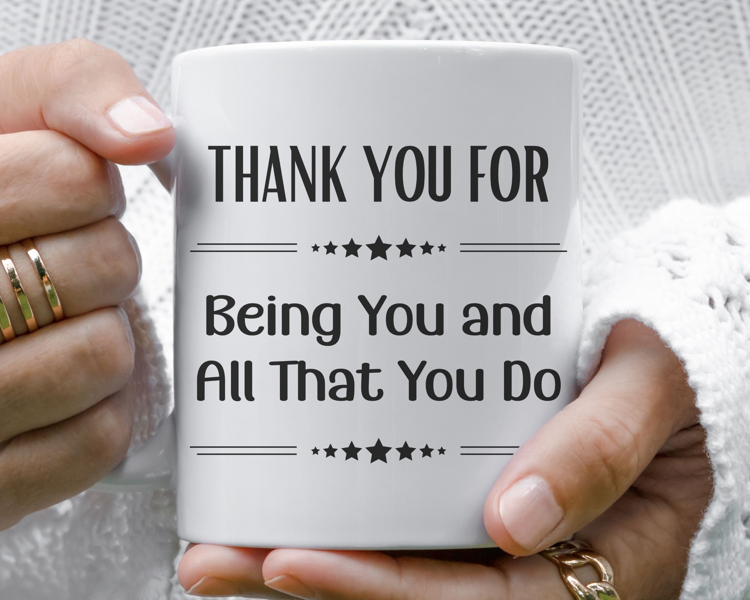 Personalized Thank You Mug Gift for Coworker Employee Admin Assistant ...