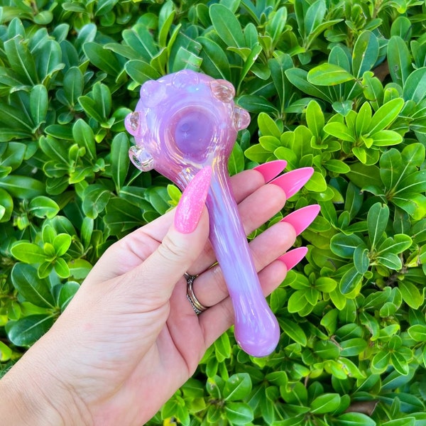 Purple Glass Pipe - Etsy