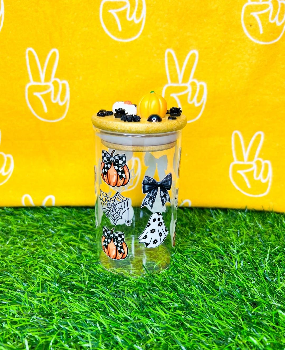 Halloween Stash Jar Cute Jar Girly Jar Jewlery Jar Spooky Jar - Etsy