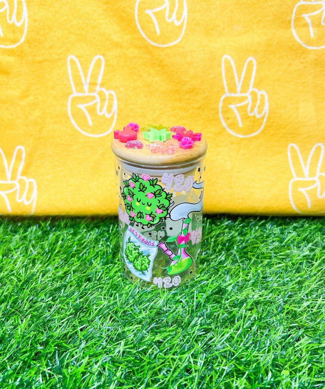 420 Nug Stash Jar| Cute Stash Jar| Cute Container Jar| Jewelry Jar ...