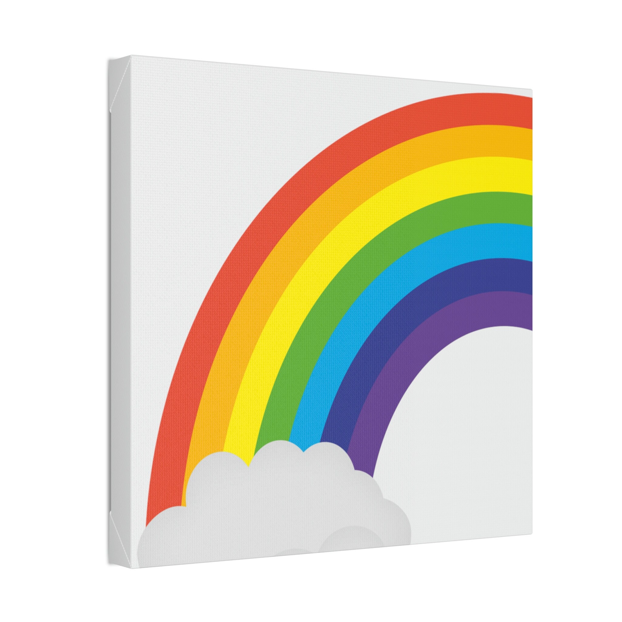 Rainbow Emoji Canvas - Emoji Wall Canvas, Emoji Decor, Emoji Posters ...