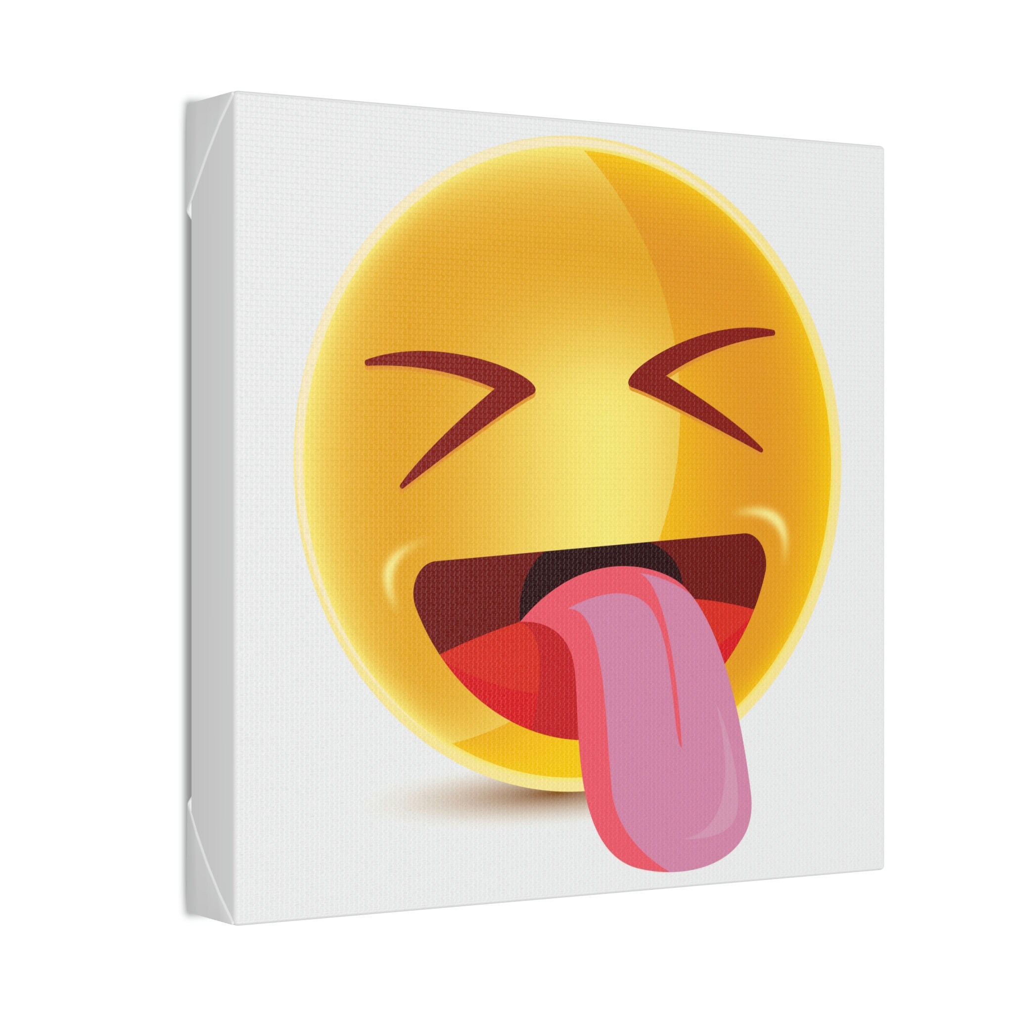 Rolling on the Floor Emoji Canvas - Emoji Wall Canvas, Emoji Art, Emoji ...