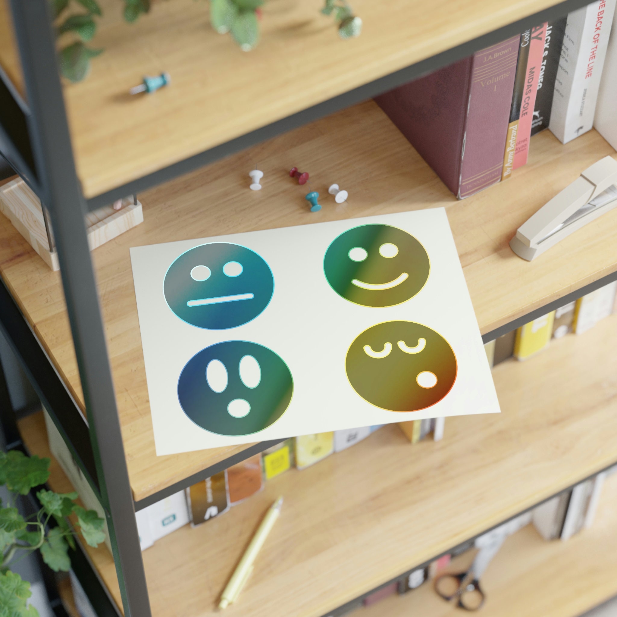Emote Emoji Sticker Sheet Emoji Stickers, Emoji Laptop Sticker, Emoji ...