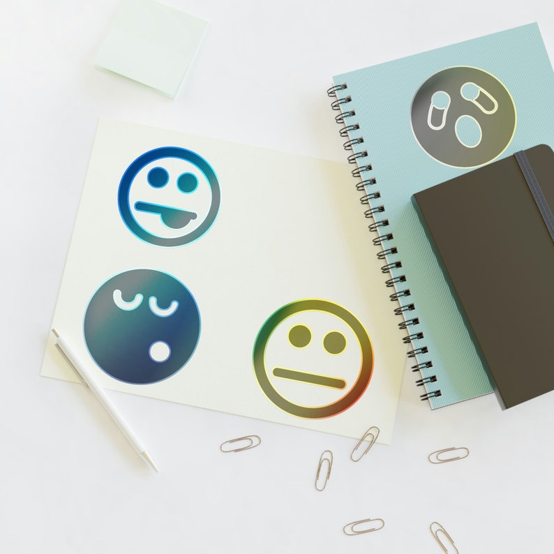 Emote Emoji Sticker Sheets 2 Emoji Stickers, Emoji Laptop Sticker ...