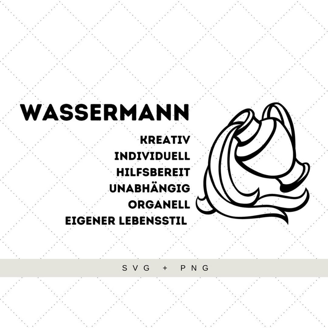 Aquarius Traits SVG, Zodiac Sign Svg, Birthday Svg, Instant Download ...