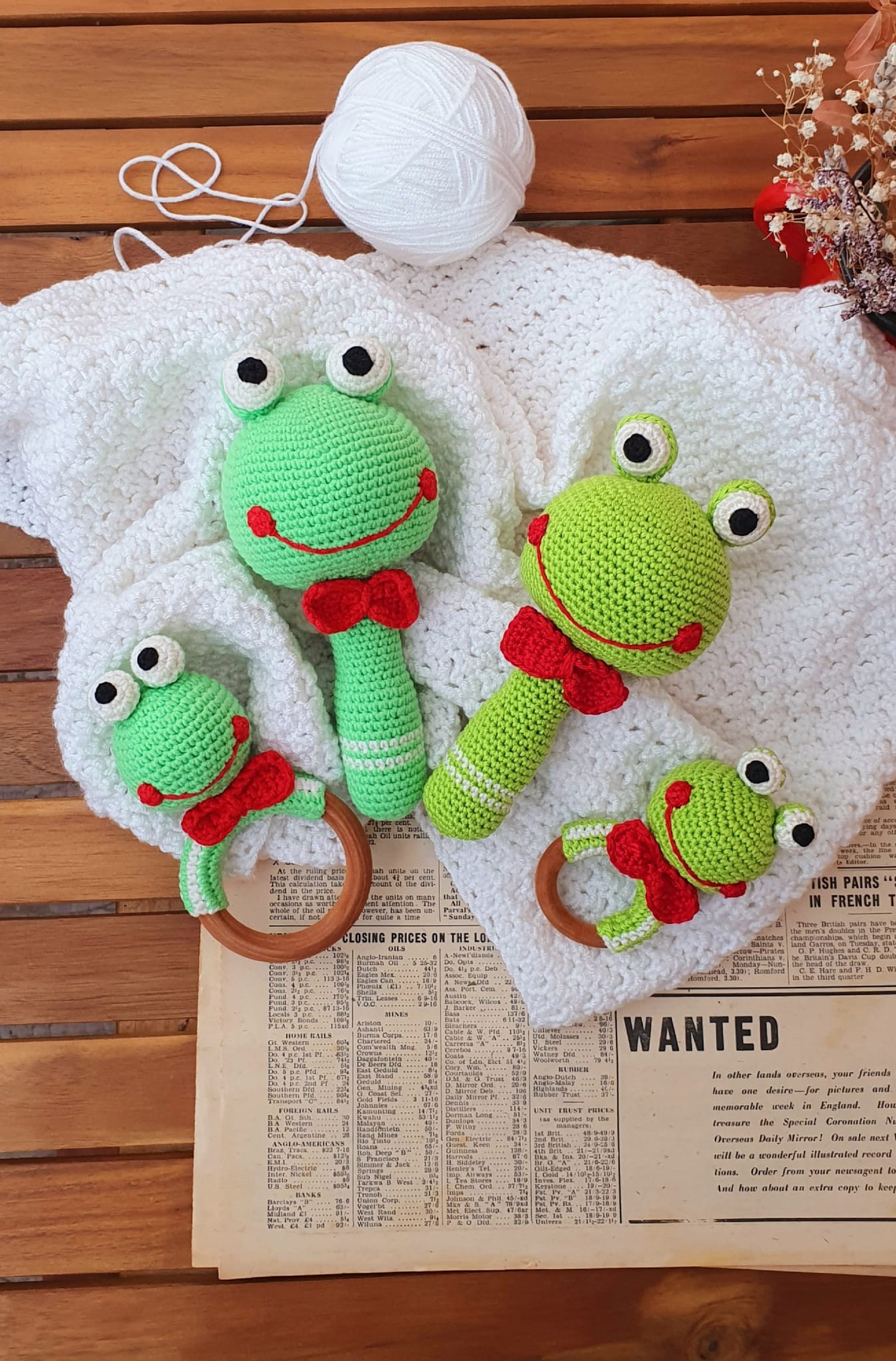 Rattle Frog Set/crochet Pattern/set 2 Pieces/ Frog /amigurumi - Etsy