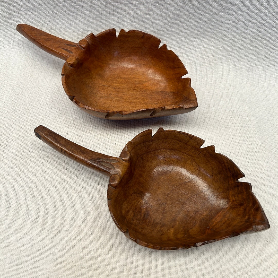 Artisanal Wallnut Wood Snack Bowl | Wooden Home Decor | Handmade Wooden ...