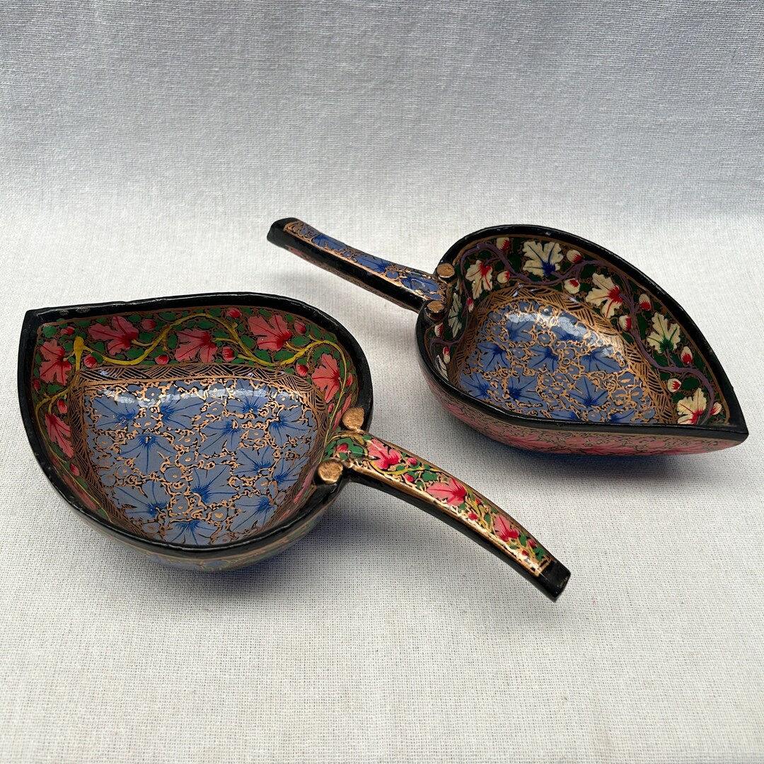 Artisanal Leaf Shape Snack Bowl | Floral Bowl for Home Decor | Handmade ...