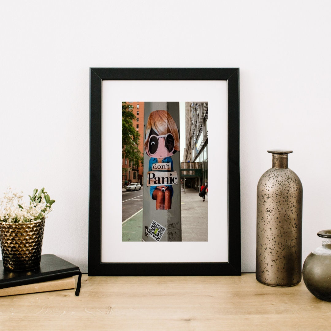 Don't Panic, New York Street Art, Digital Download - Etsy