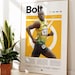 Usain Bolt Poster, Running Poster, Modern Running Print, Minimalist ...
