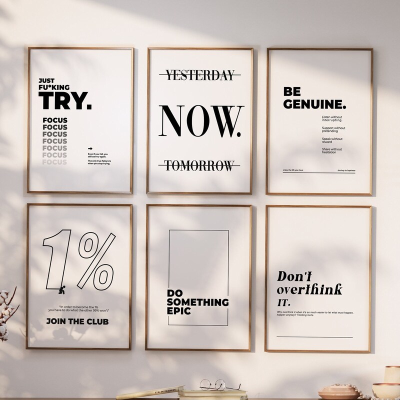Inspiring Poster - Etsy