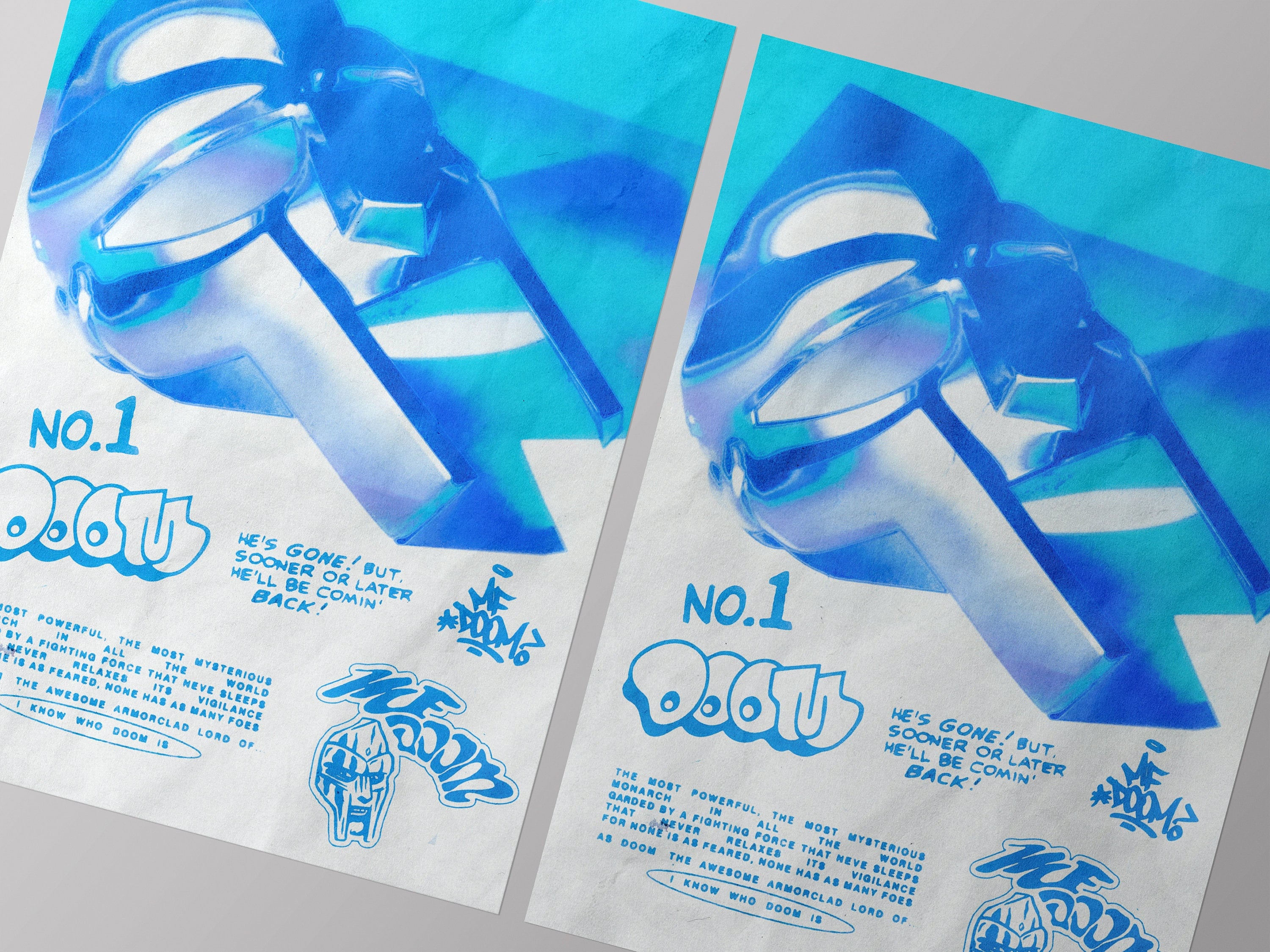 MF Doom Poster Mf Doom Wall Art Trendy Poster Hip Hop Wall - Etsy