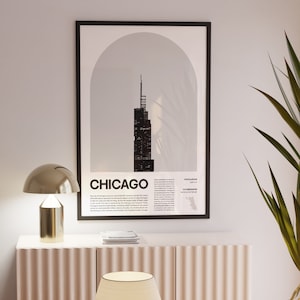 Chicago Travel Poster Set of 3, Illinois Poster, Chicago Poster ...