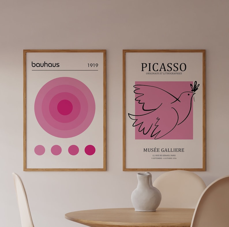 Gallery Wall Art Set of 3 Prints, Picasso Print, Picasso Poster ...