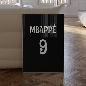 Kylian Mbappé Poster, Mbappe Poster, Soccer Gifts, Sports Poster ...