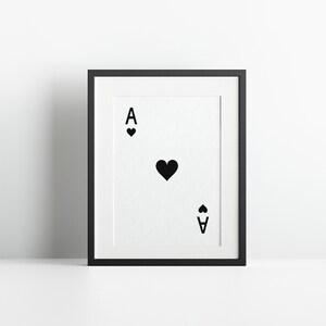 Trendy Retro Wall Art Set of 3, Retro Trendy Aesthetic Print, Black Ace ...