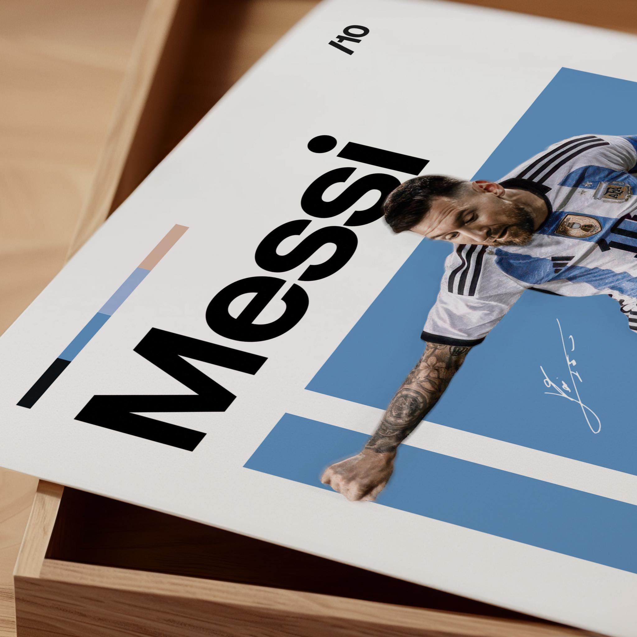Lionel Messi Poster, Argentina Soccer Print, Soccer Gifts, Sports ...