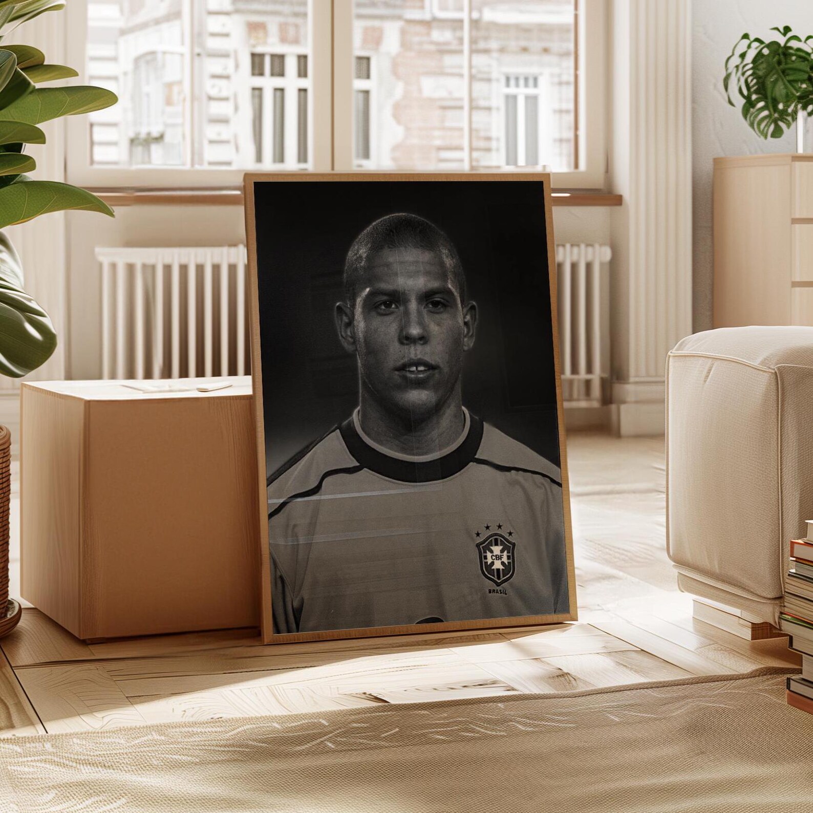 Ronaldo Fenomeno Poster Art Print, Ronaldo Nazario Wall Decor, Soccer ...