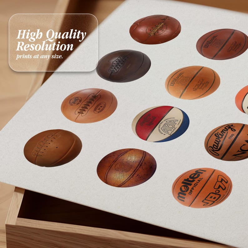 Evolution of the Basketball Poster, Basketball Wall Art, Basketball ...