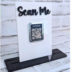 QR Code Sign Svg | Social Media Sign Svg | 1 to 3 QR Code Sign Svg ...