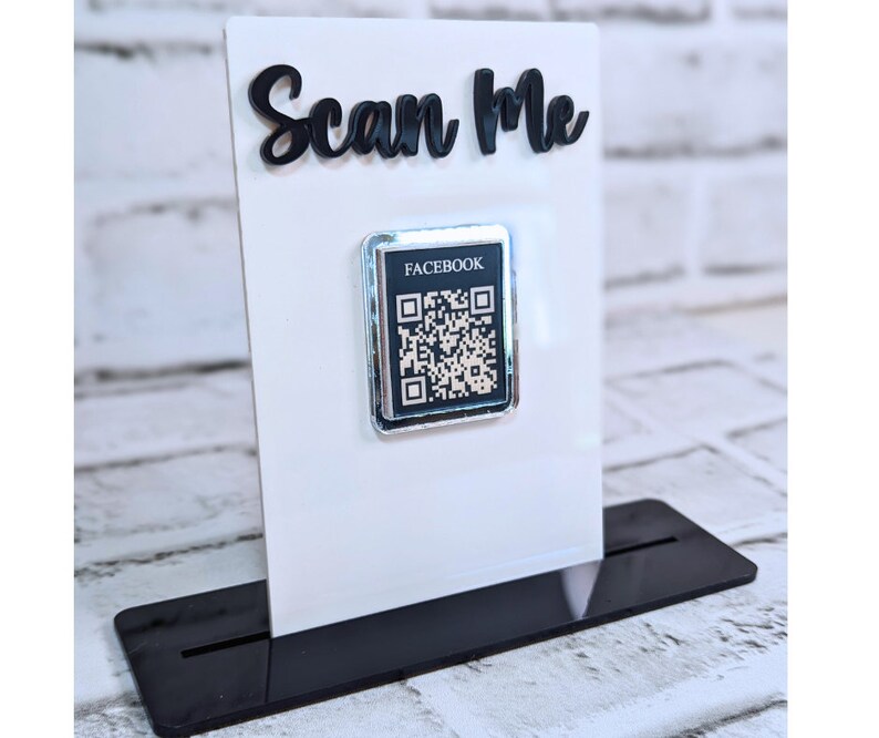 QR Code Sign Svg | Social Media Sign Svg | 1 to 3 QR Code Sign Svg ...