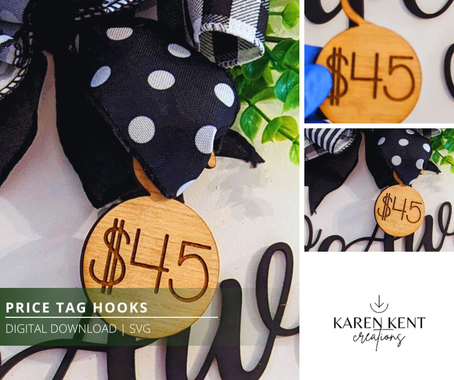 Price Tag Laser Cut File, Price Tag SVG, No Twine Price Tag, Price Tag ...